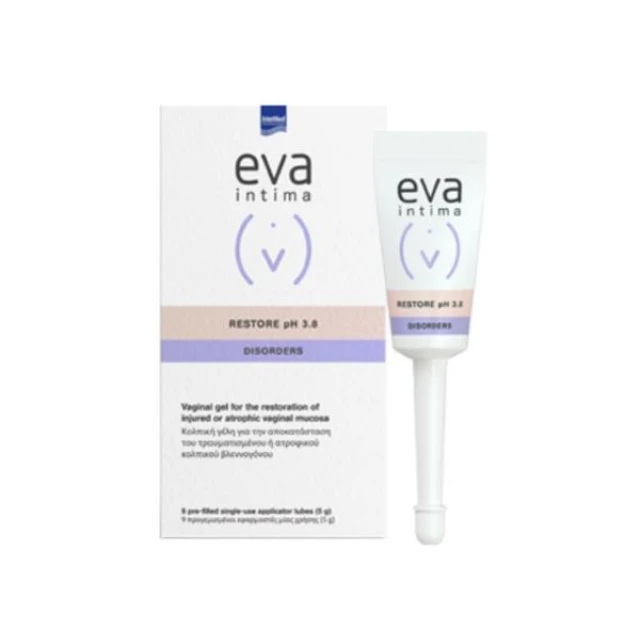 Intermed Eva Restore Vaginal Gel 9 Προγεμισμένοι Περιέκτες των 5gr ...